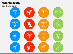 Antenna Icons for PowerPoint and Google Slides - PPT Slides