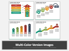 Upward Arrow Timeline PowerPoint and Google Slides Template - PPT Slides