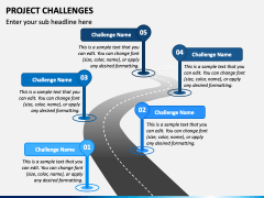 Project Challenges PowerPoint and Google Slides Template - PPT Slides