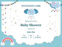 Free Baby Shower Presentation Theme for PowerPoint and Google Slides