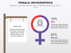 Female Infographics for PowerPoint and Google Slides