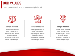 Red Corporate Theme for PowerPoint and Google Slides - PPT Slides