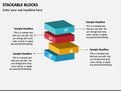 Stackable Blocks PowerPoint Template and Google Slides Theme