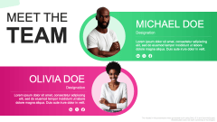 Meet The Team PowerPoint and Google Slides Template - PPT Slides