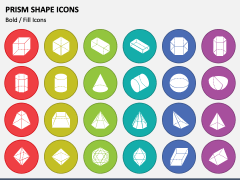 Prism Shape Icons for PowerPoint and Google Slides - PPT Slides