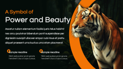 Free - Tiger Presentation for PowerPoint and Google Slides - PPT Slides