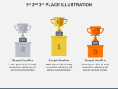 1st 2nd 3rd Place Illustration for PowerPoint and Google Slides - PPT ...