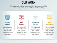 Our Work PowerPoint Template and Google Slides Theme