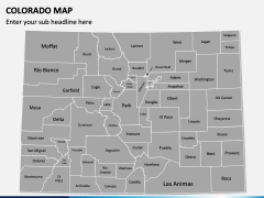 Colorado Map for PowerPoint and Google Slides - PPT Slides