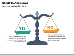 Balance Scale - Yes and No PowerPoint and Google Slides Template - PPT ...
