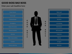 Good Boss Bad Boss PowerPoint and Google Slides Template - PPT Slides