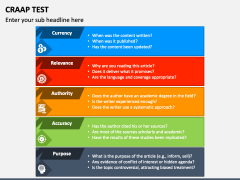 CRAAP Test PowerPoint and Google Slides Template - PPT Slides