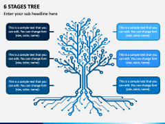 6 Stages Tree PowerPoint Presentation Slides - PPT Template