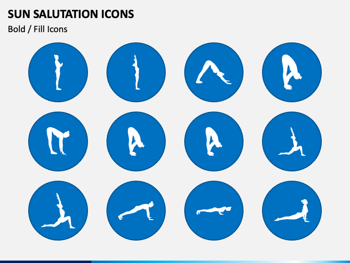 Sun Salutation Icons for PowerPoint and Google Slides - PPT Slides