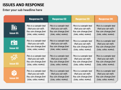 Issues and Response PowerPoint Template and Google Slides Theme
