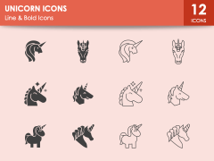 Unicorn Icons for PowerPoint and Google Slides - PPT Slides