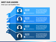 Meet Our Leaders PowerPoint and Google Slides Template - PPT Slides