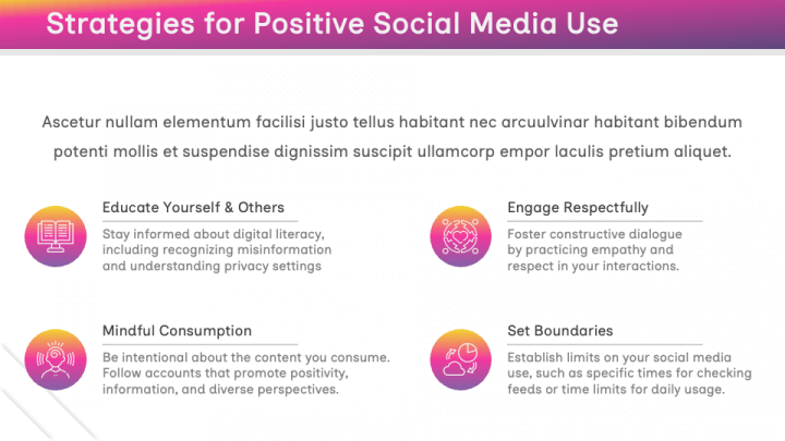 Free - Impact of Social Media PowerPoint and Google Slides Template ...