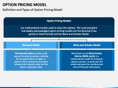 Option Pricing Model PowerPoint and Google Slides Template - PPT Slides