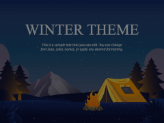 Free Winter Theme for PowerPoint and Google Slides