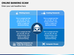 Online Banking Scam PowerPoint and Google Slides Template - PPT Slides