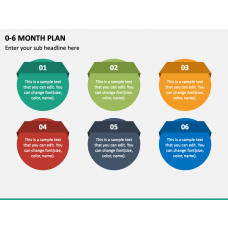 6 Month Plan With Milestones PowerPoint Template