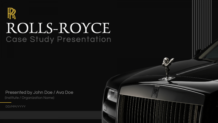 Free - Rolls Royce Case Study PowerPoint and Google Slides Template - PPT Slides