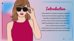 Free - Taylor Swift PowerPoint and Google Slides Template - PPT Slides