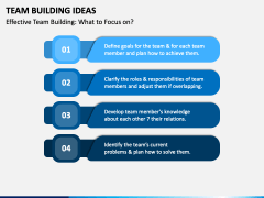 Team Building Ideas PowerPoint and Google Slides Template - PPT Slides