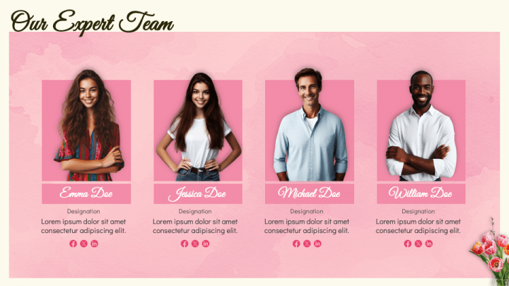 Tulip Theme for PowerPoint and Google Slides Template - PPT Slides