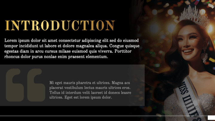 Free - Beauty Pageant Presentation Theme for PowerPoint and Google ...