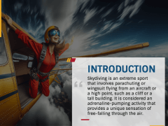 Free - Skydiving Presentation Theme for PowerPoint and Google Slides ...