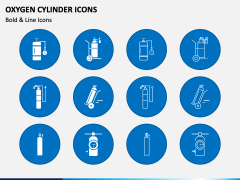 Oxygen Cylinder Icons for PowerPoint and Google Slides - PPT Slides
