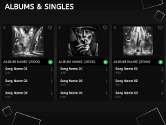 Free - Singer Portfolio PowerPoint Template and Google Slides Theme