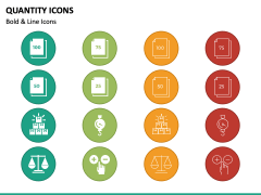 Quantity Icons for PowerPoint and Google Slides - PPT Slides