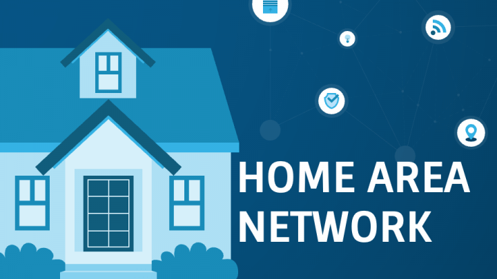 Home Area Network PowerPoint and Google Slides Template - PPT Slides