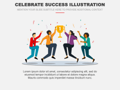 Celebrate Success Illustration for PowerPoint and Google Slides