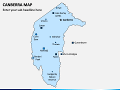 Canberra Map for PowerPoint and Google Slides - PPT Slides