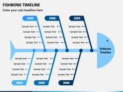 Fishbone Timeline PowerPoint and Google Slides Template - PPT Slides