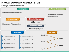 Project Summary And Next Steps PowerPoint and Google Slides Template ...