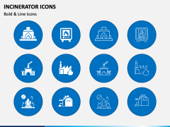 Incinerator Icons for PowerPoint and Google Slides - PPT Slides