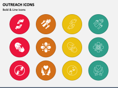 Outreach Icons for PowerPoint and Google Slides - PPT Slides