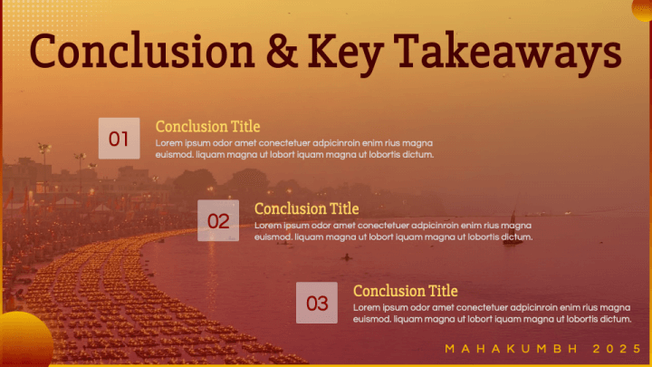 Free - Mahakumbh 2025 PowerPoint and Google Slides Template - PPT Slides