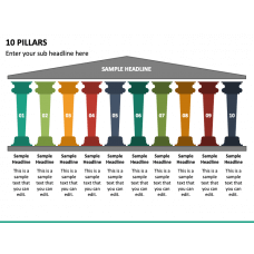 Pillar Diagrams PowerPoint Templates - PPT Slides | SketchBubble