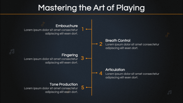 Free - Saxophone Theme for PowerPoint and Google Slides - PPT Slides