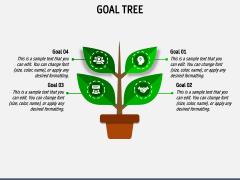 Goal Tree PowerPoint and Google Slides Template - PPT Slides
