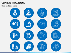 Clinical Trial Icons for PowerPoint and Google Slides - PPT Slides