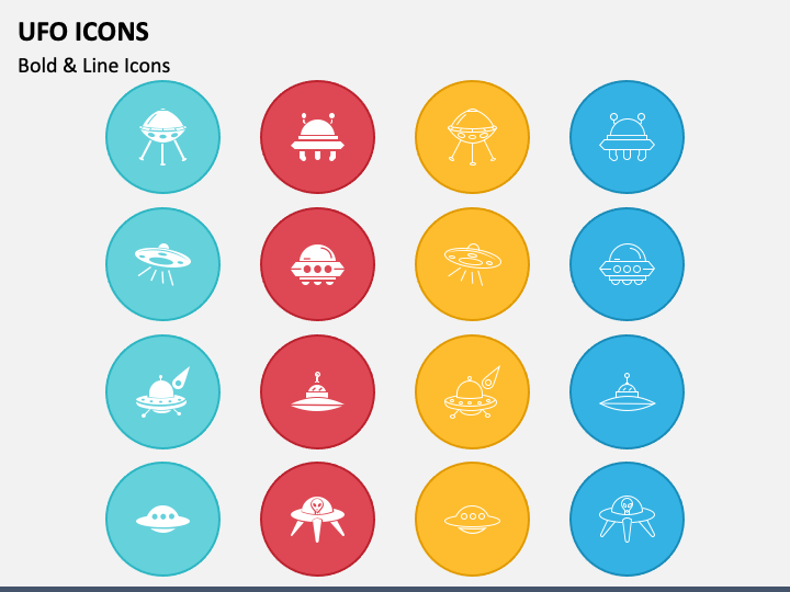 UFO Icons for PowerPoint and Google Slides - PPT Slides