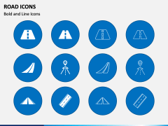 Road Icons for PowerPoint and Google Slides - PPT Slides