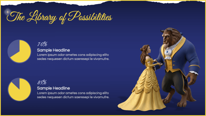 Free - Beauty and the Beast Presentation Theme for PowerPoint and ...